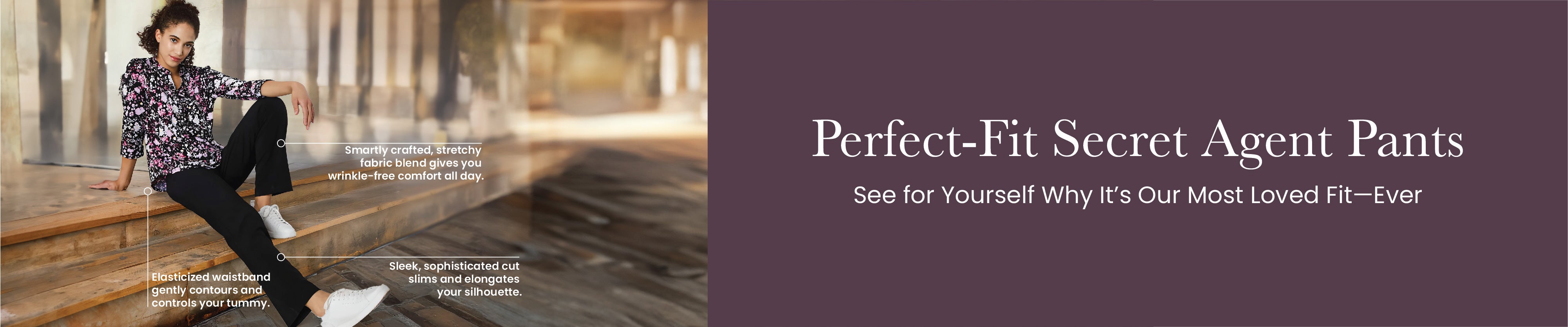 Secret Agent Pants – Dressbarn