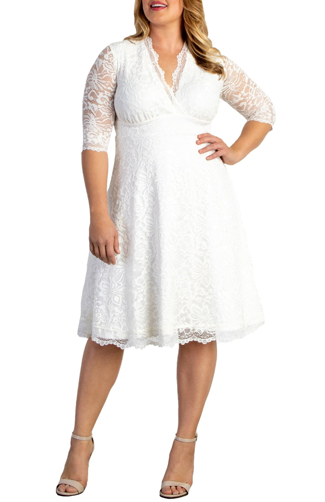 Bella Lace Dress - Plus – Dressbarn