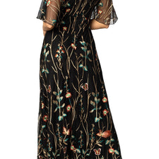 Embroidered Elegance Evening Gown – Dressbarn