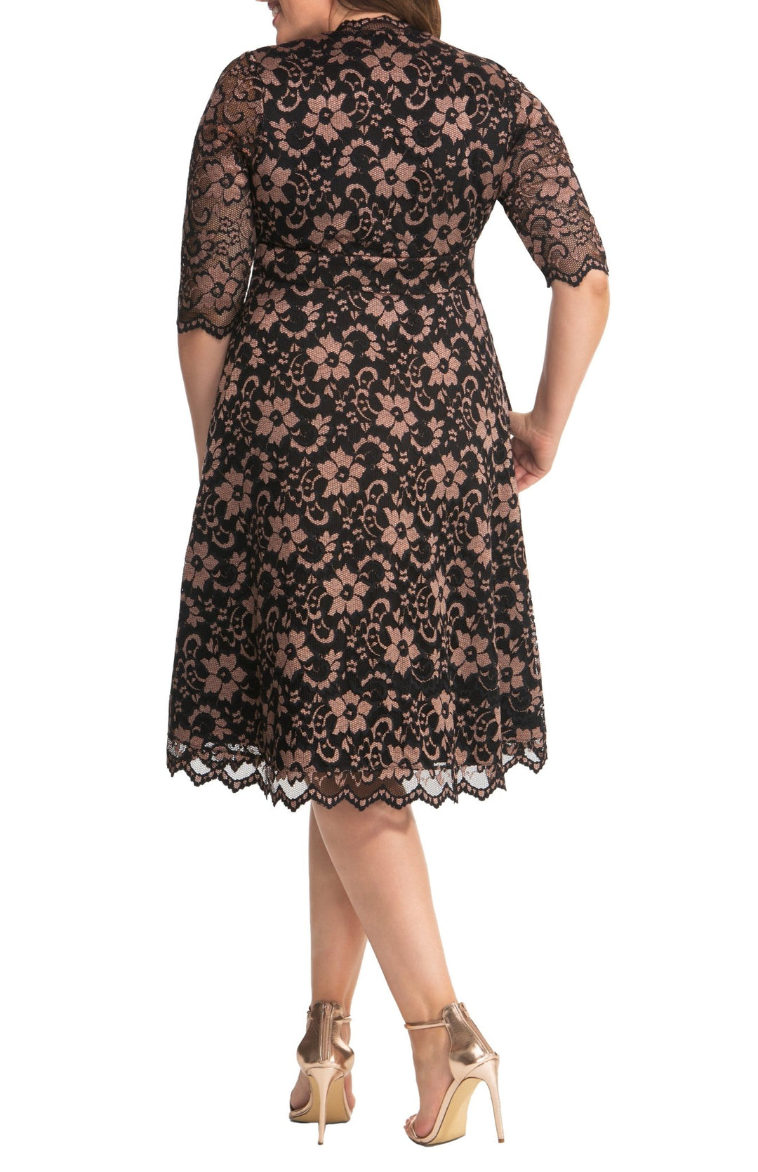 Mon Cherie Lace Dress - Plus – Dressbarn