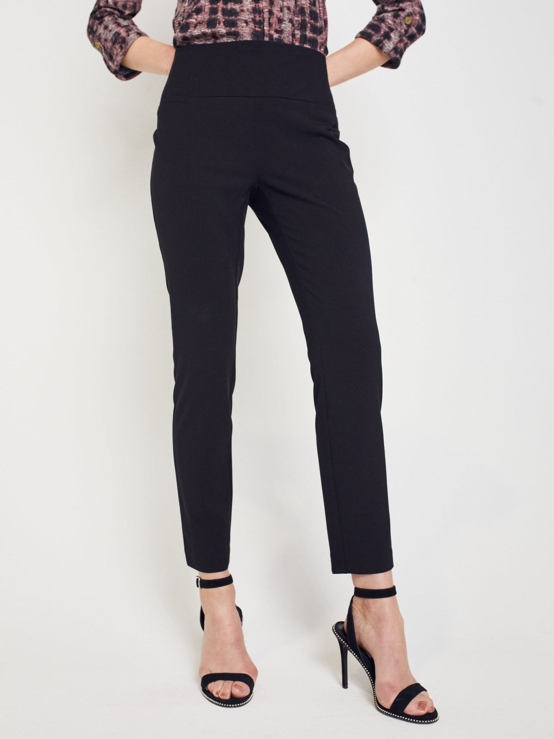 Roz & Ali™ Secret Agent Pants with Slim Leg & Wide Waistband – Dressbarn