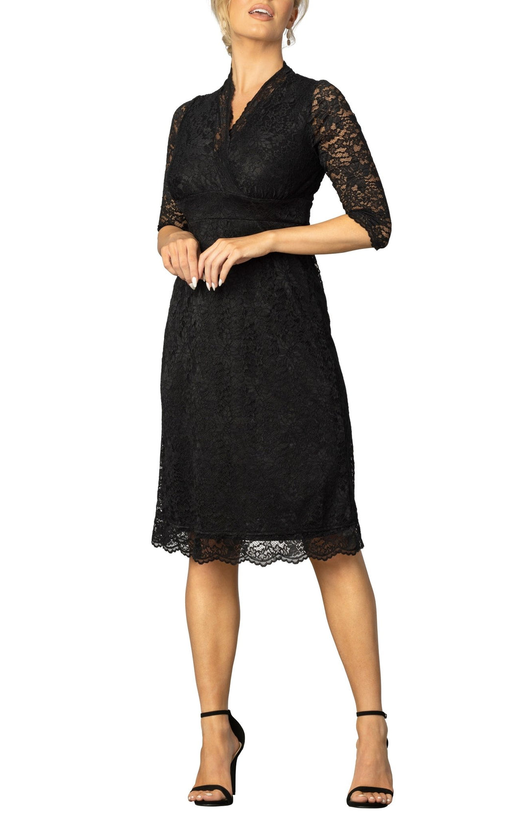 Scalloped Boudoir Lace Dress – Dressbarn